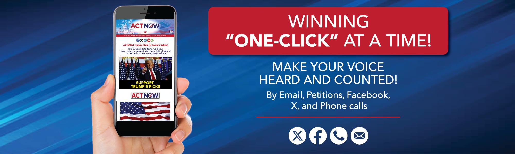 Act for America | Act Now | Act Now Campaigns